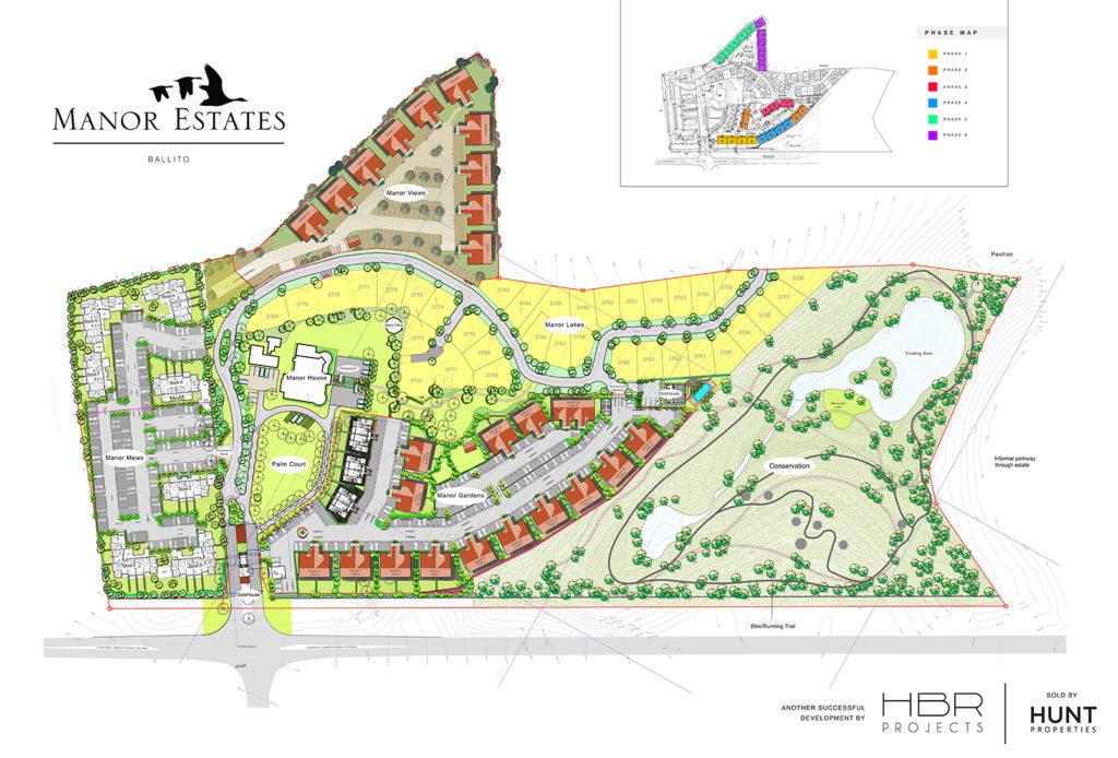site-plan-and-phase-map - Manor Estates